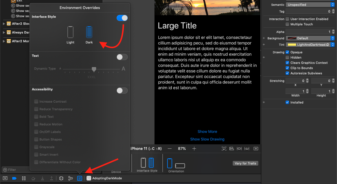 How To Adopt Dark Mode on iOS - Metova